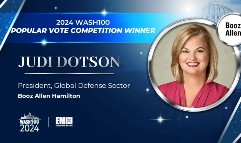 Booz Allen’s Judi Dotson Takes Crown as 2024 Wash100 Popular Vote ...