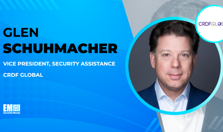 Glen Schuhmacher Joins CRDF Global as Security Assistance VP; Tina ...