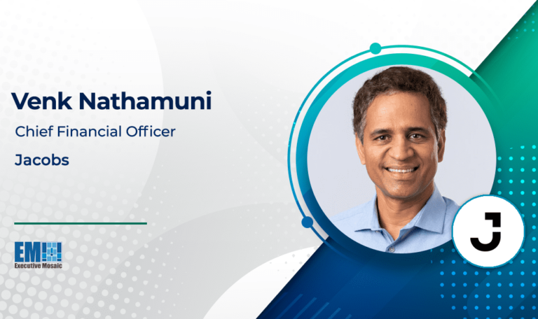 Venk Nathamuni Named Jacobs CFO – GovCon Wire