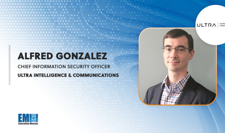 Alfred Gonzalez Joins Ultra Intelligence & Communications as CISO ...