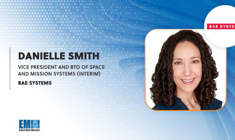 Danielle Smith Appointed Interim VP, BTO of Space & Mission Systems at ...