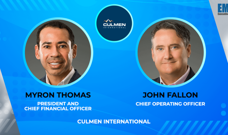 Myron Thomas Named Culmen President, John Fallon Appointed COO – GovCon ...