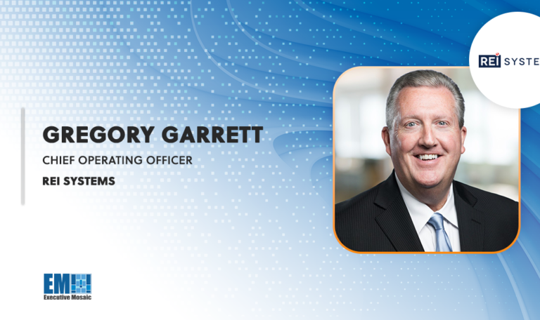 REI Systems Names Gregory Garrett as COO – GovCon Wire