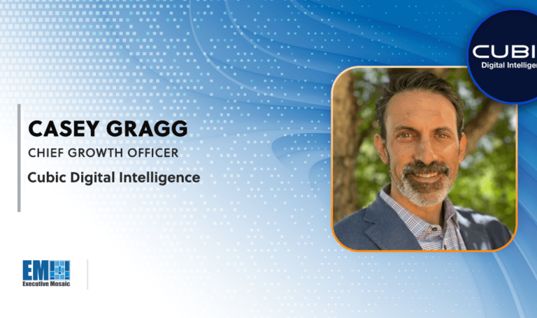 Casey Gragg Joins Cubic Digital Intelligence as Chief Growth Officer
