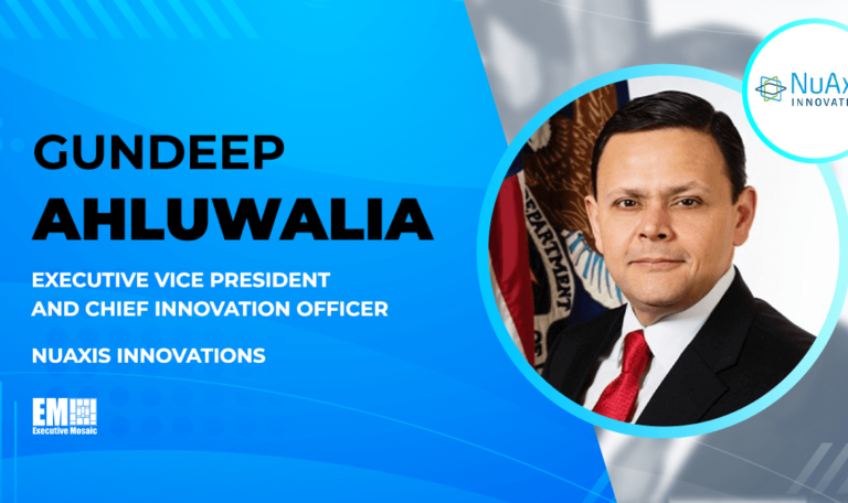Gundeep Ahluwalia Named EVP, Chief Innovation Officer at NuAxis; Raza ...