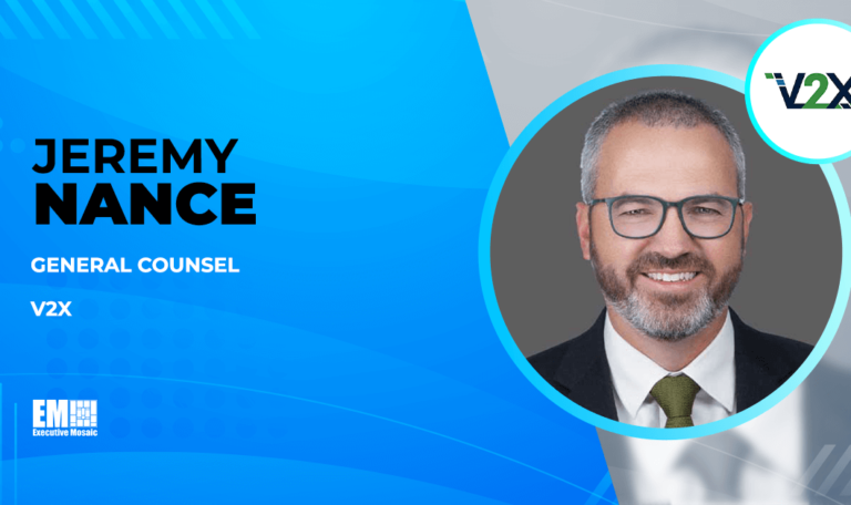 Jeremy Nance Named V2X General Counsel – GovCon Wire