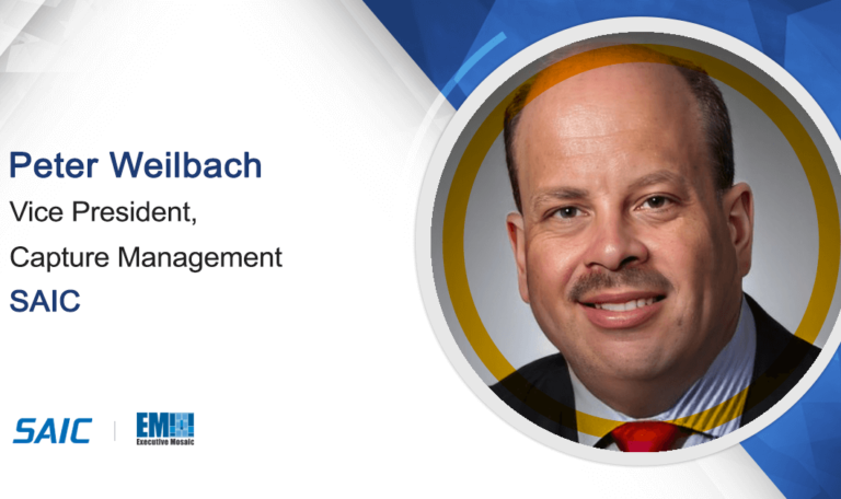 Peter Weilbach Appointed Vice President of Capture Management at SAIC