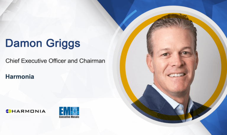 Damon Griggs Appointed Harmonia CEO & Chairman – GovCon Wire