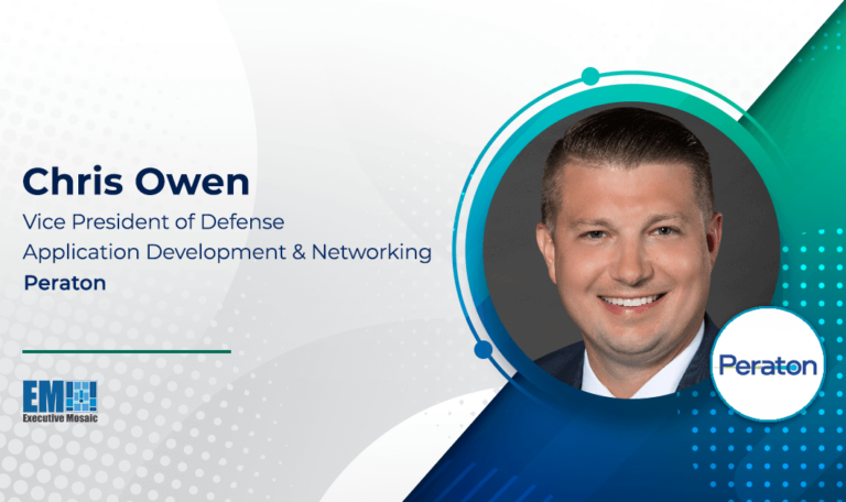 Chris Owen Promoted to VP of Defense App Development & Networking at Peraton – GovCon Wire