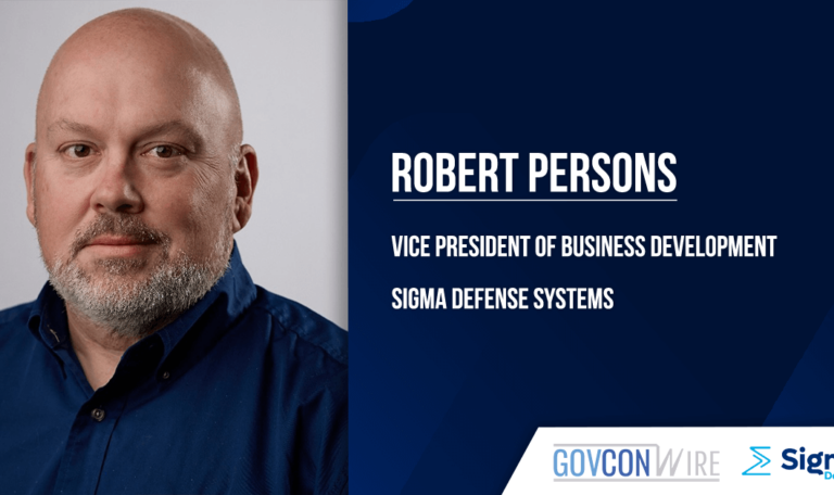 Robert Persons Named Sigma Defense Business Development VP