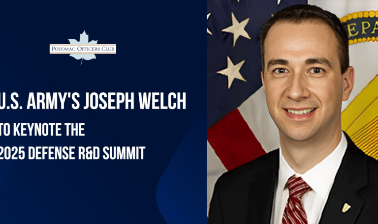 Joseph Welch to Keynote 2025 Defense R&D Summit