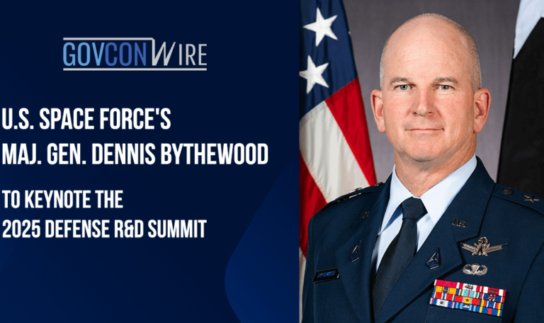 Space Force's Maj. Gen. Dennis Bythewood to Keynote 2025 Defense R&D ...