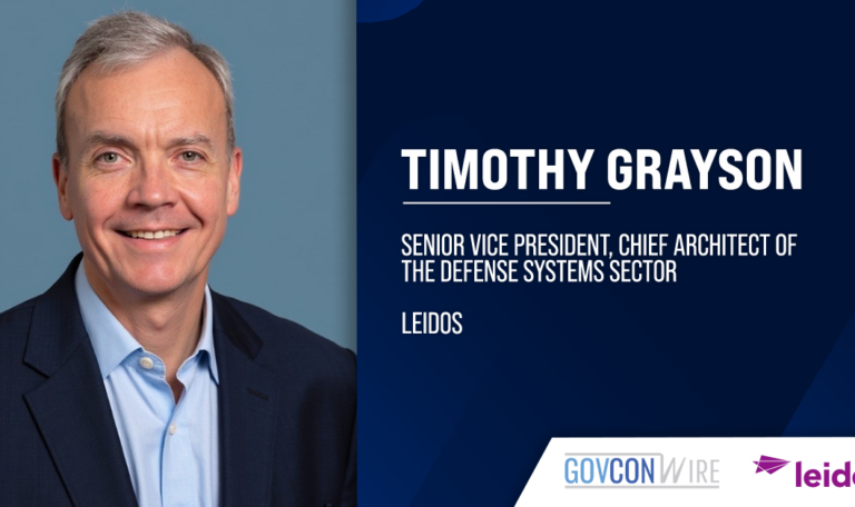 Timothy Grayson Joins Leidos' Defense Leadership Team