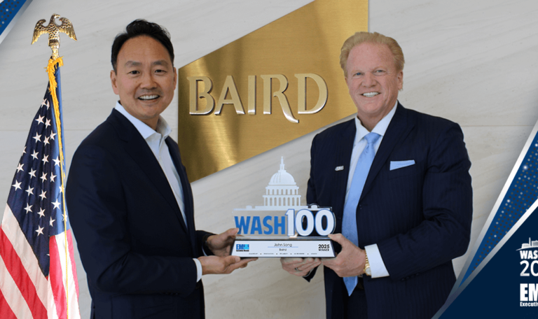 Baird Managing Director John Song Accepts 2025 Wash100 Award
