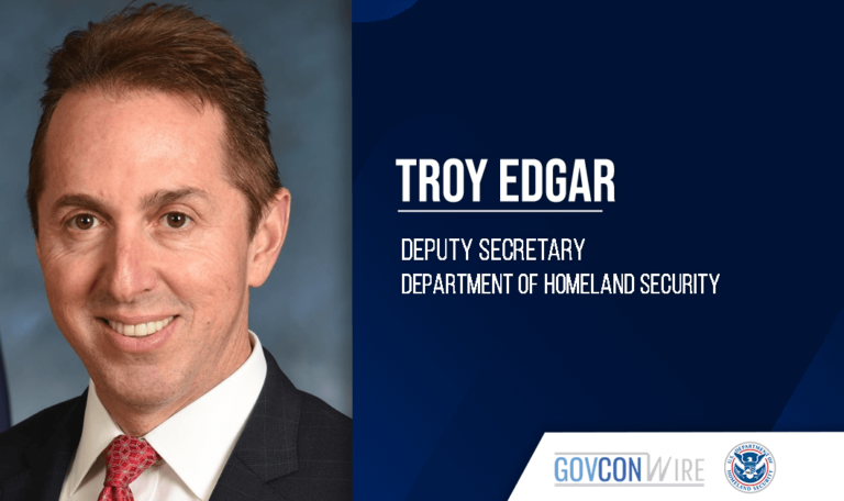 Troy Edgar Confirmed as DHS Deputy Secretary