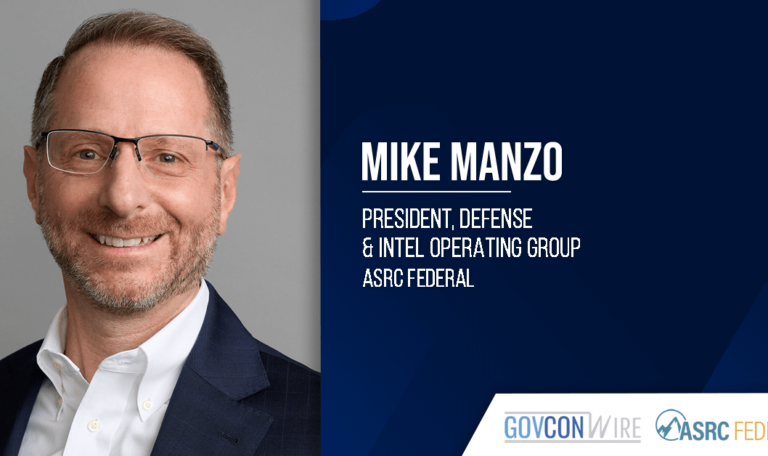 Mike Manzo Joins ASRC Federal as Defense & Intel Group Lead