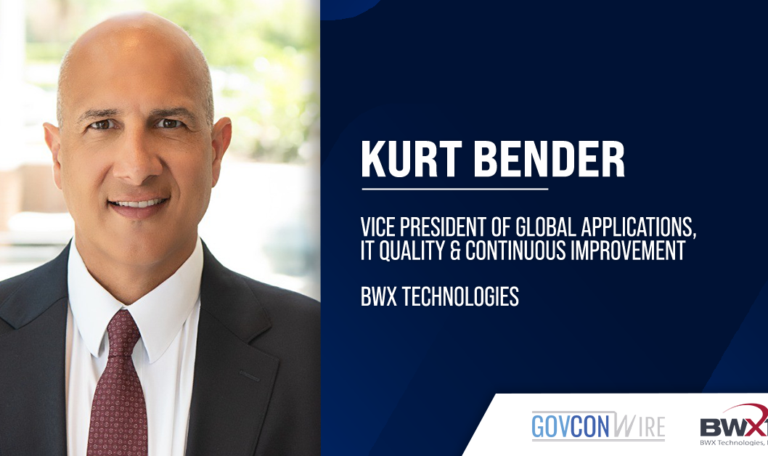 Kurt Bender Appointed BWXT VP