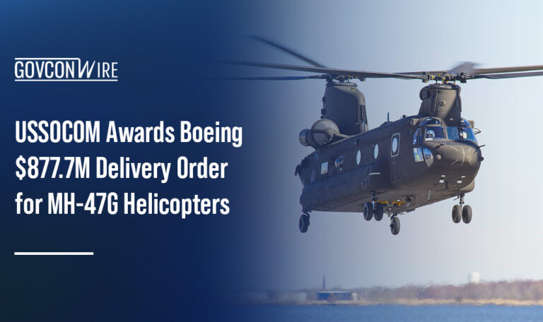 USSOCOM Awards Boeing $877.7M Order for MH-47G Helicopters