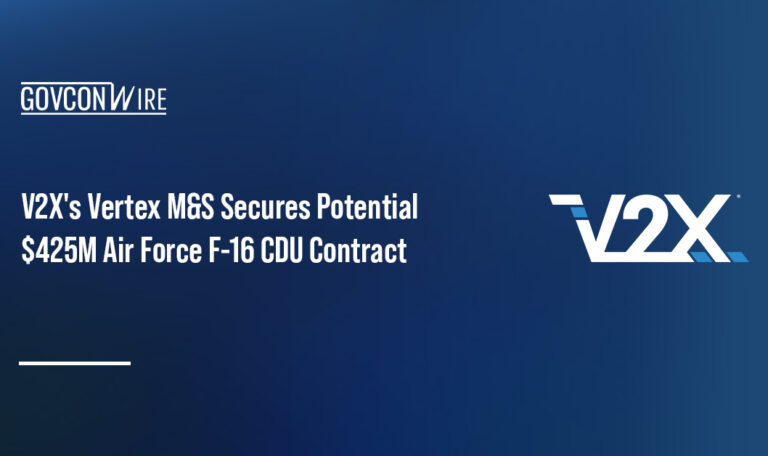 V2X's Vertex M&S Secures $425M Air Force F-16 CDU Contract